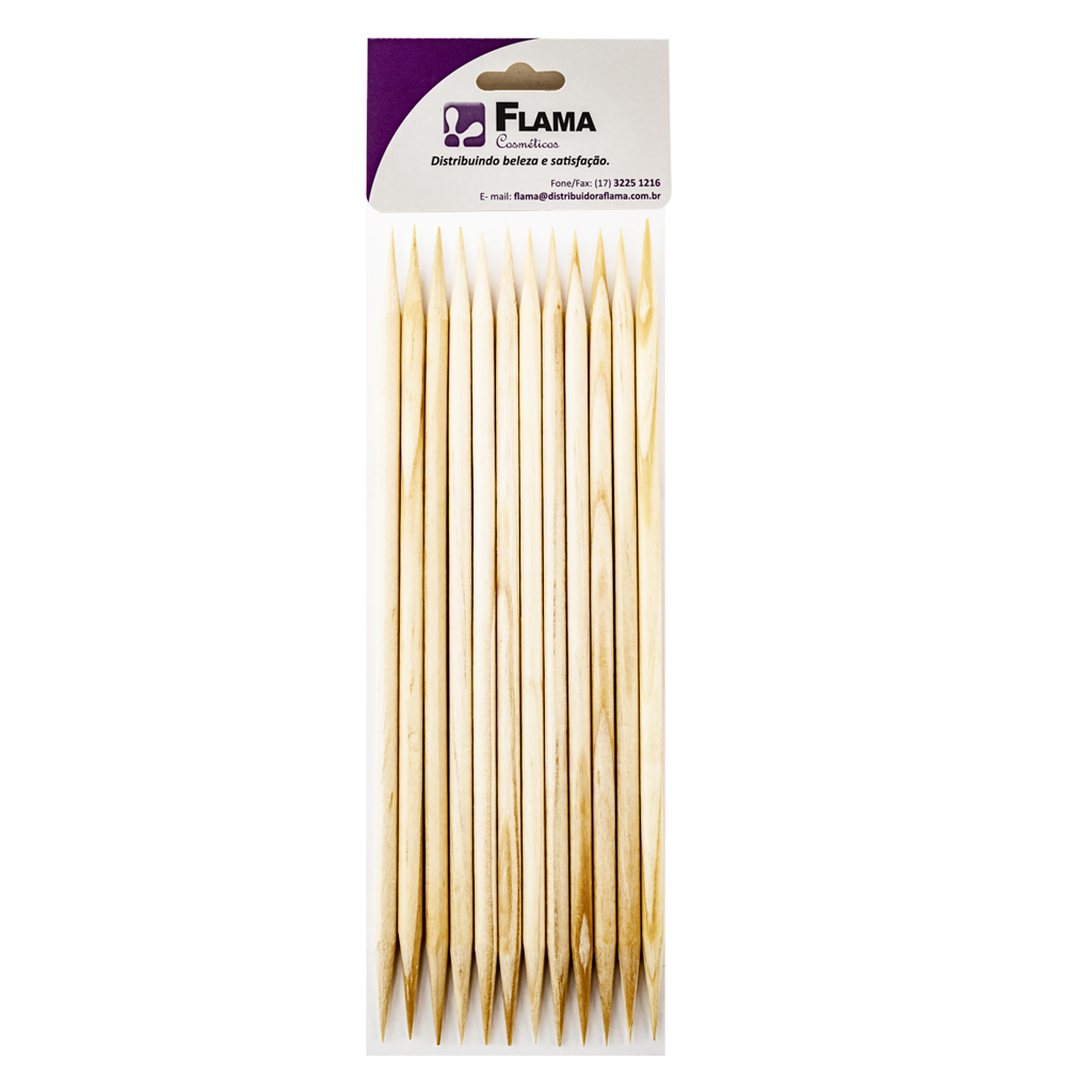 PALITO MADEIRA LARANJEIRA C/ 12 - FLAMA - Distribuidora Flama ...